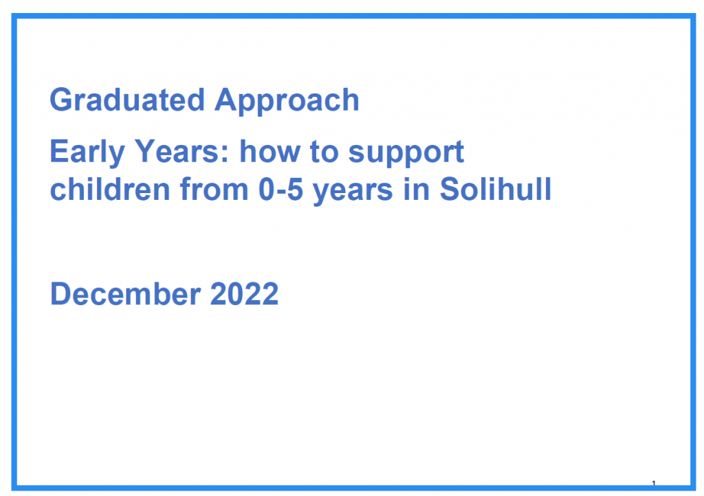 The Graduated Approach and EHC assessment requests